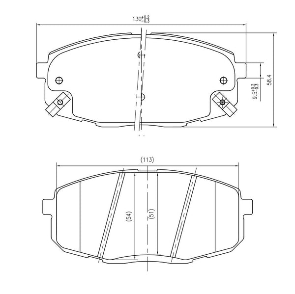 Embertek Front Brake Pads EP1754 [Cross Ref: FMSI D1397] – EMBERTEK AUSTRALIA