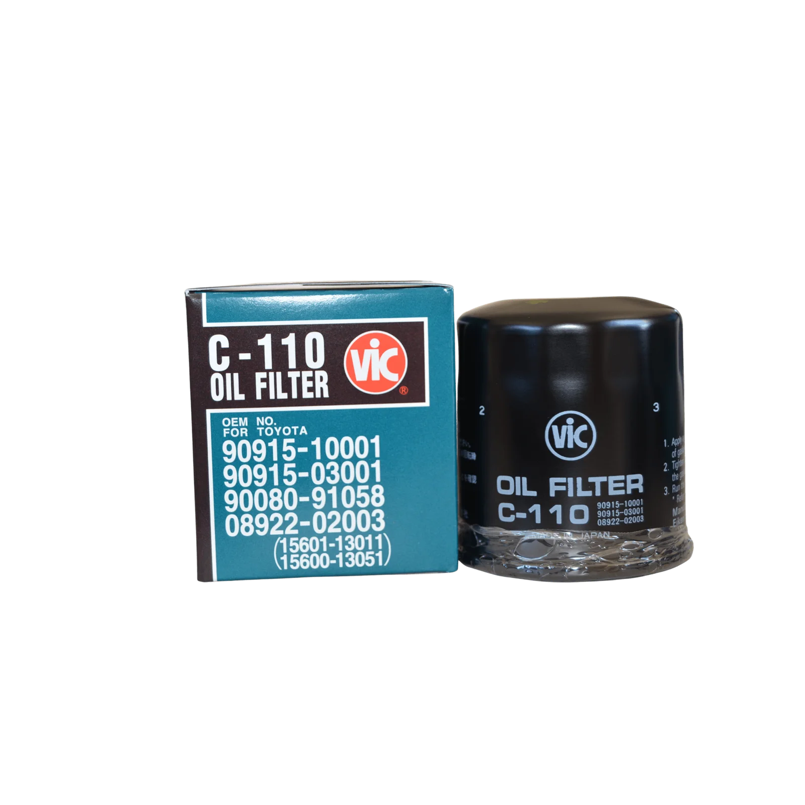 1 x VIC Premium Japanese Oil Filter C110 [Cross Ref: Ryco Z386 ...
