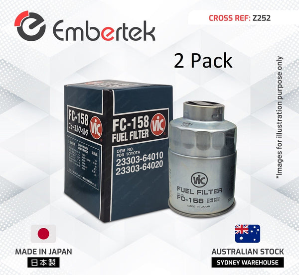 2x Fuel Filters for TOYOTA Land Cruiser 1998-2007 – EMBERTEK AUSTRALIA