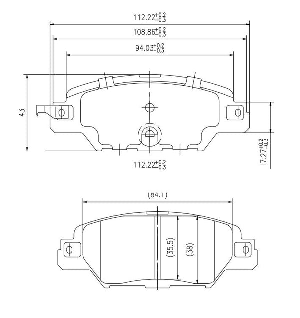 Embertek Rear Brake Pads EP2414 [Cross Ref: FMSI D1846] – EMBERTEK ...