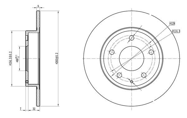 Full Set FRONT and REAR Brake Rotors & Pads Set for MAZDA 3 2014-2019 ...