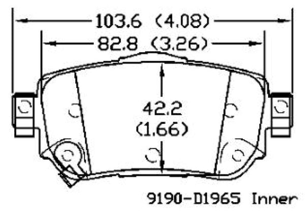 EMBERTEK REAR Brake Pads for NISSAN QASHQAI 2014-2021 EP2357 – EMBERTEK ...