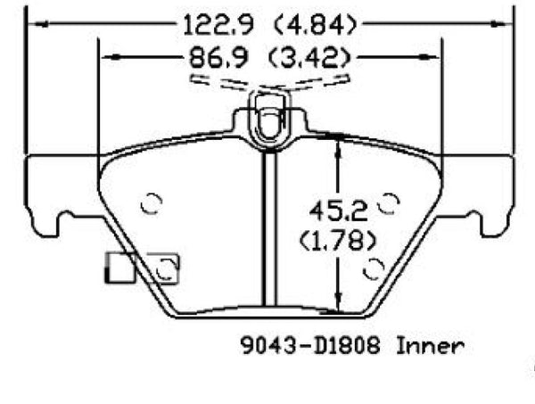EMBERTEK REAR Brake Pads for SUBARU LEVORG 2016-2021 EP2398 – EMBERTEK ...