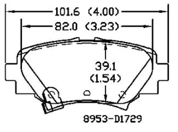 EMBERTEK REAR Brake Pads for MAZDA 3 2014-2019 EP2331 – EMBERTEK AUSTRALIA